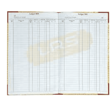 Shipra Ledger Register Size – 32 x 20 cm – Hard Bound – 65 GSM Ledger ...